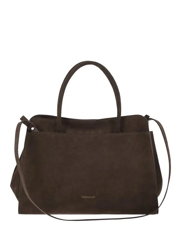 Fabiana Filippi Turnlock Shoulder Bag - Black