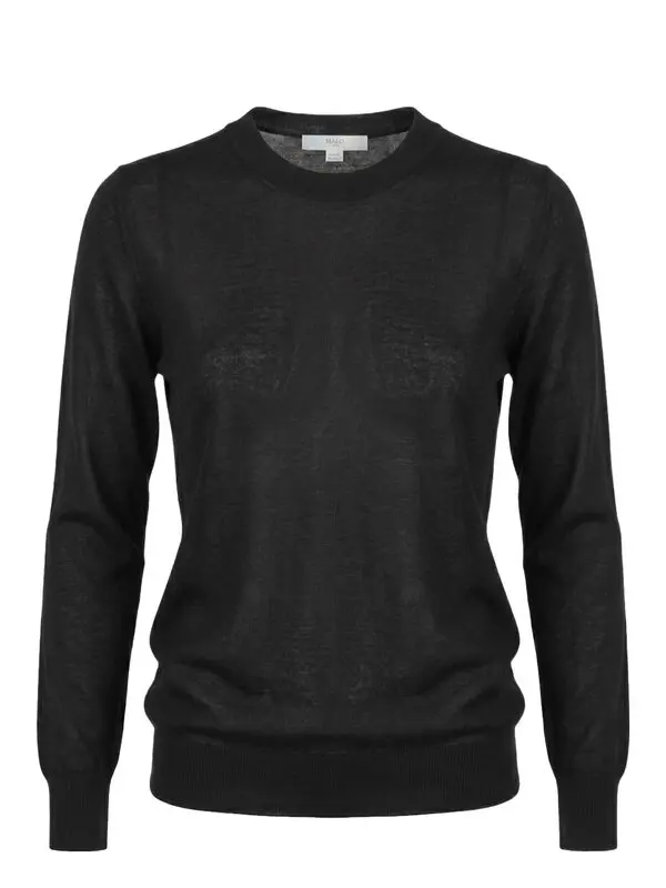 Malo Long-sleeved Pullover - Black