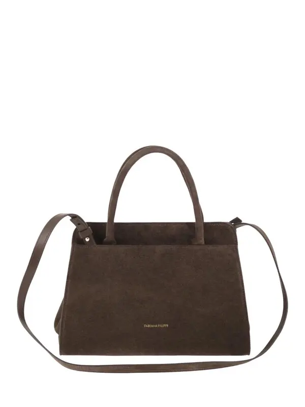 Fabiana Filippi Turnlock Shoulder Bag - Black