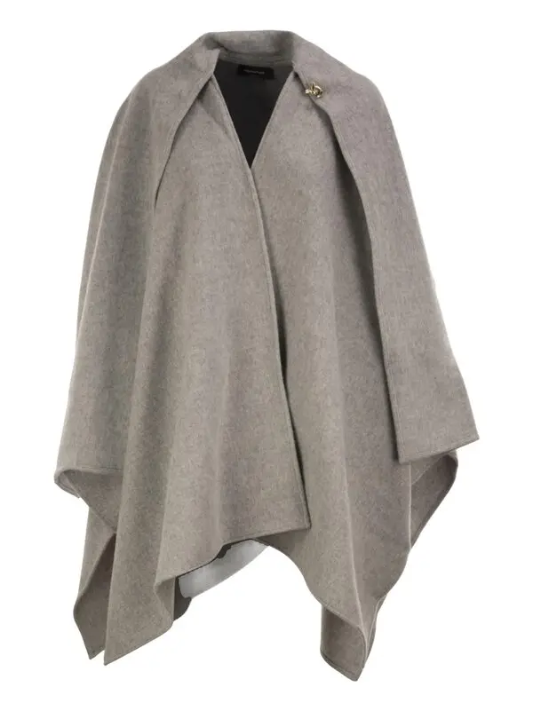 Fabiana Filippi Draped Jewellery-fastening Cape - No