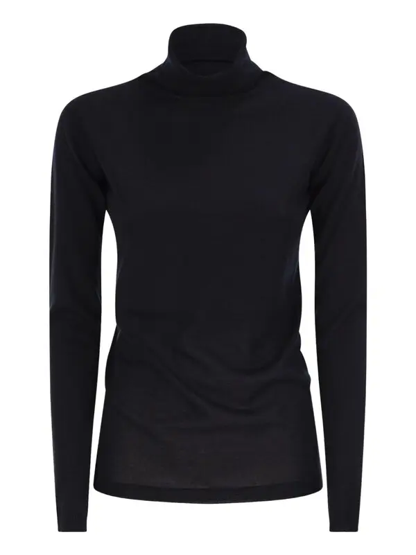 Fabiana Filippi Long-sleeve High-neck Pullover - Black