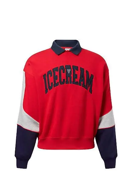 ICECREAM Cotton-jersey Sweatshirt - Red