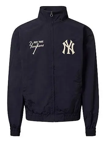 New Era New York Yankees Mlb Woven Sports Jacket - Navy