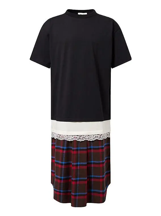 AWGE Stacked Long Cotton-jersey T-shirt - Black