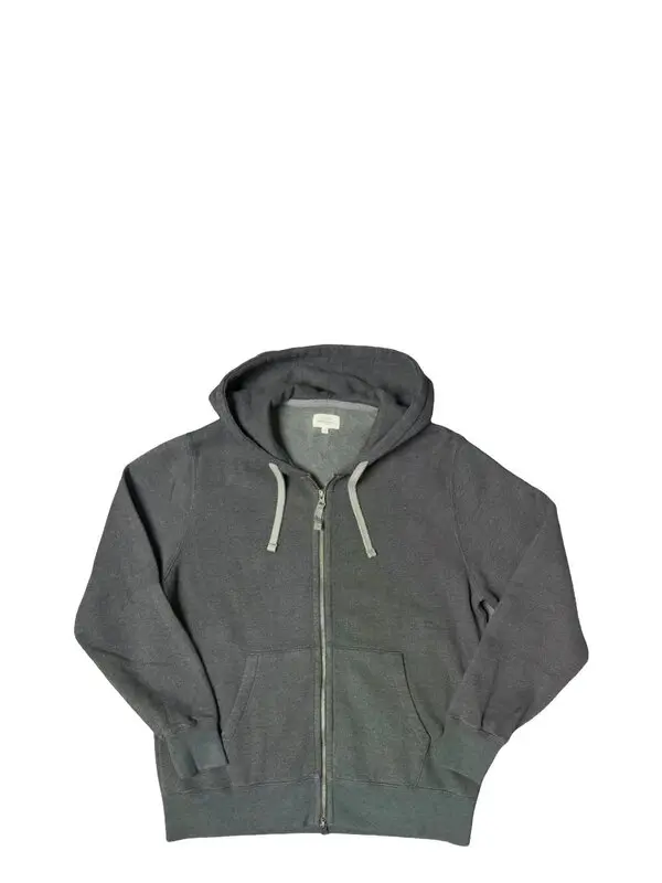 Hartford Zip-up Hoodie With Drawstring Hood - Grey