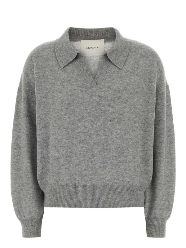 LISA YANG Grey Cashmere Sweater - Gray