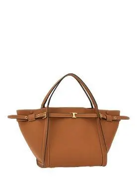 TOD'S Tim Shopping Small Bag In Leather - Multicolor