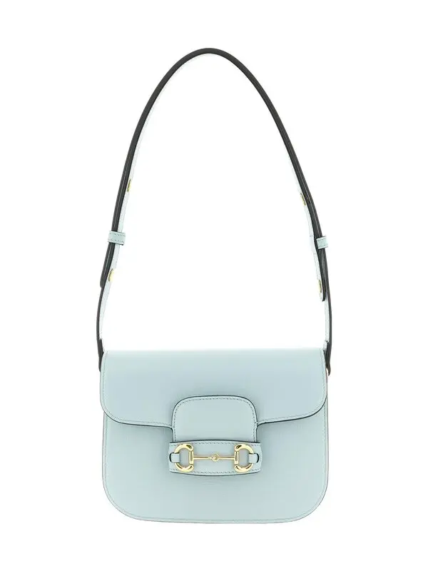 Gucci Horsebit 1955 Small Shoulder Bag - Blue