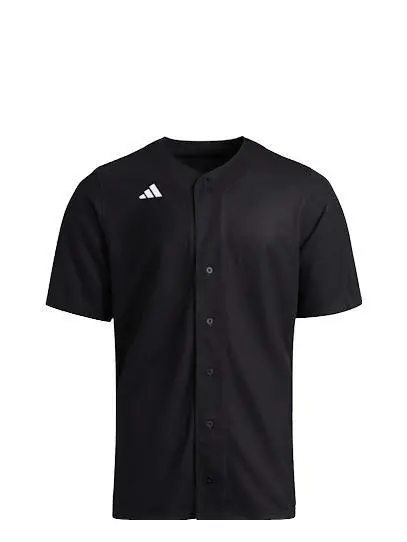 Adidas Impact Full Button Jersey - Black