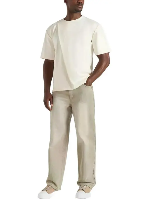 Manière De Voir Relaxed-fit Denim Jeans - Neutrals