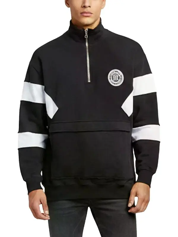 Balmain Half-zip Sweatshirt - Black