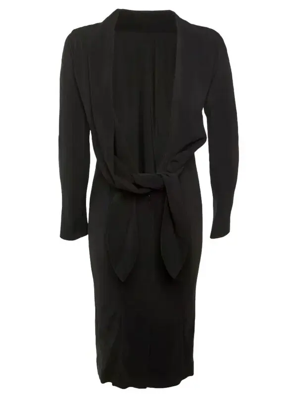 TOM FORD Crepe Midi Dress - Black