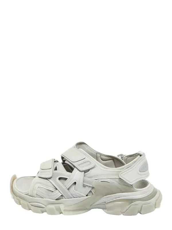 Balenciaga Track Slingback Sandals - Grey