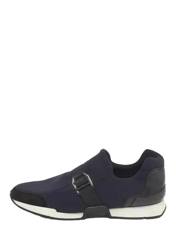 Hermès Run Slip-on Sneakers With Silver-tone Hardware - Blue