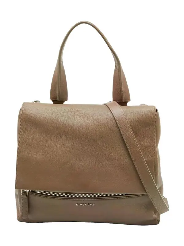 Givenchy Pandora Flap Top Handle Bag - Neutrals
