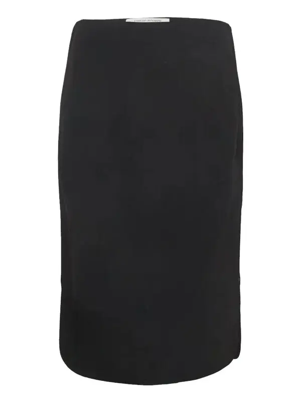 Diane Von Furstenberg Midi Pencil Skirt - Black