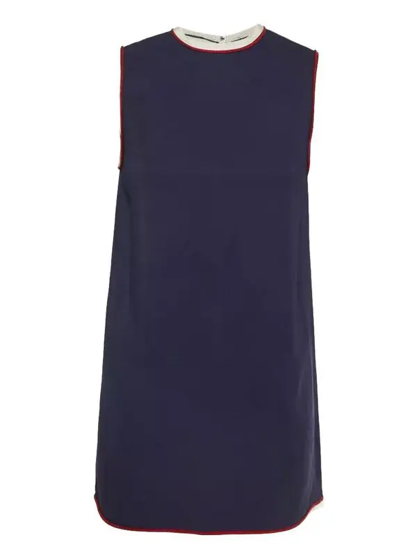 Gucci Sleeveless Tunic Mini Dress - Blue