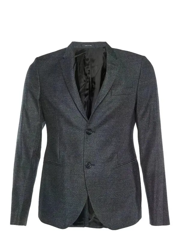 Emporio Armani Single-breasted Blazer - Grey