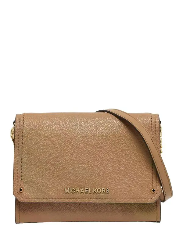 Michael Kors Hayes Chain Clutch Bag - Neutrals
