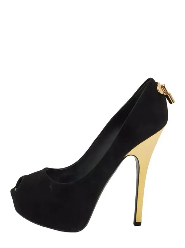 LOUIS VUITTON Peep-toe Pumps - Black