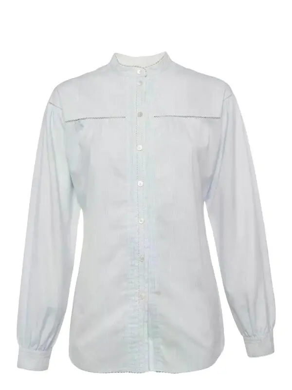 Burberry Puff-sleeve Blouse - Blue