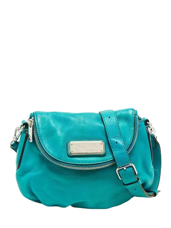 Marc Jacobs Classic Q Natasha Leather Shoulder Bag - Blue
