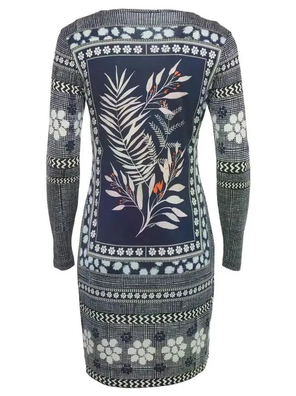 Diane Von Furstenberg Reina Midi Botanical-print Dress - Blue