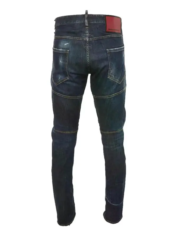 Dsquared2 Tidy Biker Slim-fit Jeans - Blue