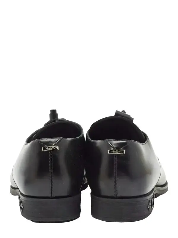 LOUIS VUITTON Leather Derby Shoes - Black