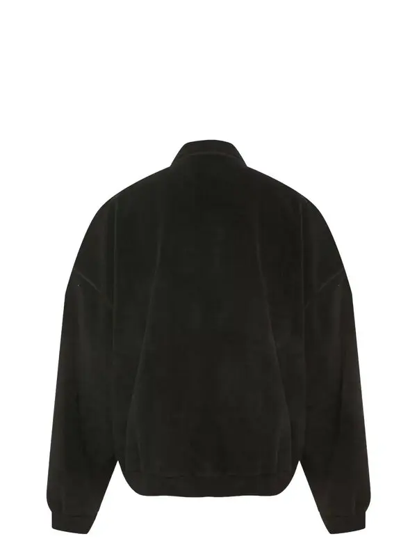 Balenciaga Unity Embroidered High Neck Sweater - Black