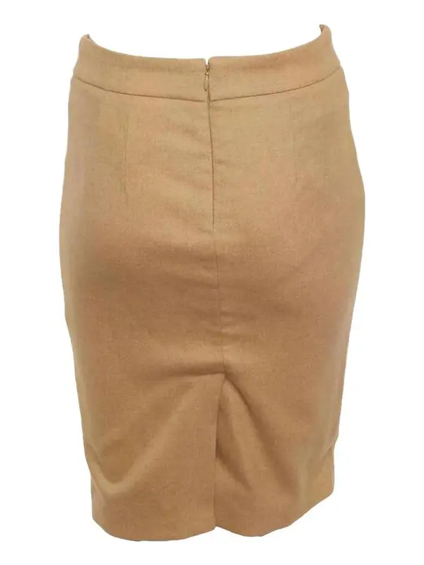 Loro Piana Fitted Pencil Mini Skirt - Neutrals