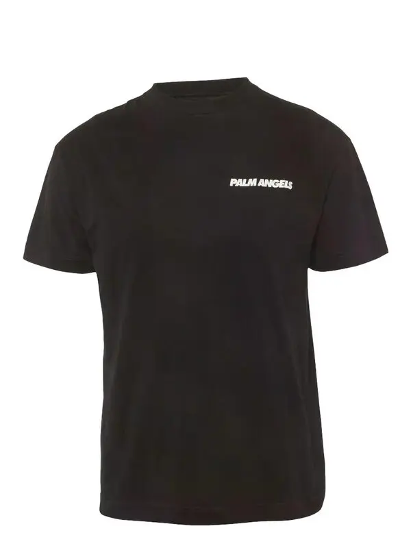 Palm Angels Back-print T-shirt - Black