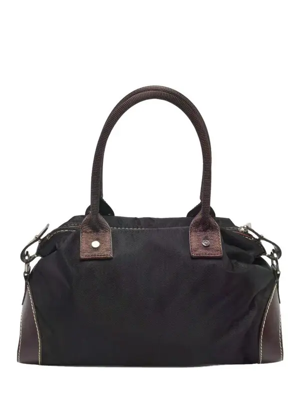LANCEL Contrast Stitching Tote Bag - Black