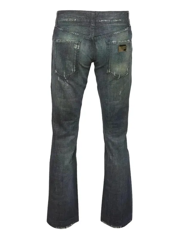 Dolce & Gabbana Distressed Denim Jeans - Blue