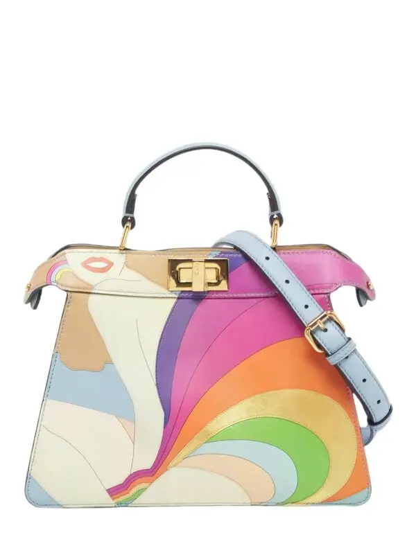 Fendi Small Peekaboo Iseeu Tote Bag - Blue