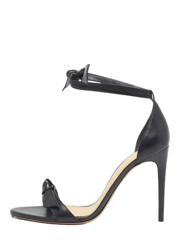 ALEXANDRE BIRMAN Clarita Bow Ankle-strap Sandals - Black