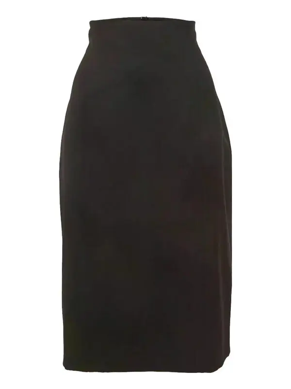 Escada Zip-up Pencil Skirt - Black