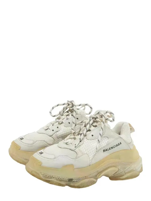 Balenciaga Triple S Mesh Sneakers - Neutrals