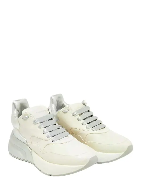 Alexander McQueen Oversized Lace-up Sneakers - Neutrals