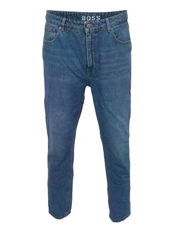 BOSS Button-detail Jeans - Blue