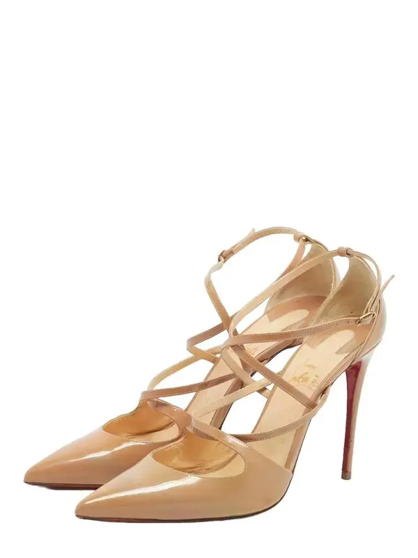 CHRISTIAN LOUBOUTIN Crissos Strappy Pumps - Neutrals