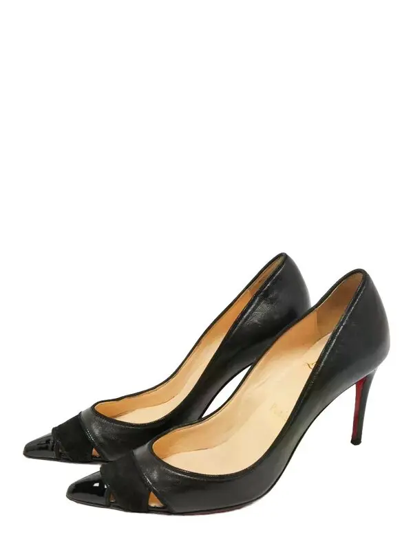 CHRISTIAN LOUBOUTIN Pointed-toe Stiletto Heel Pumps - Black