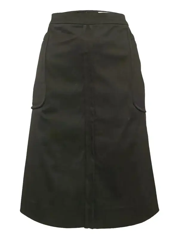 Saint Laurent Panelled Mini Skirt - Black