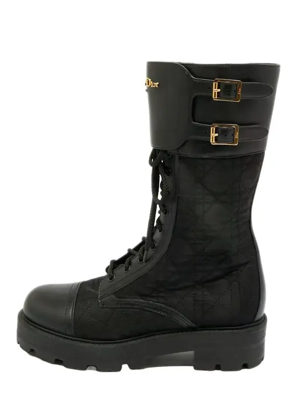 Dior D-trap Combat Boots - Black