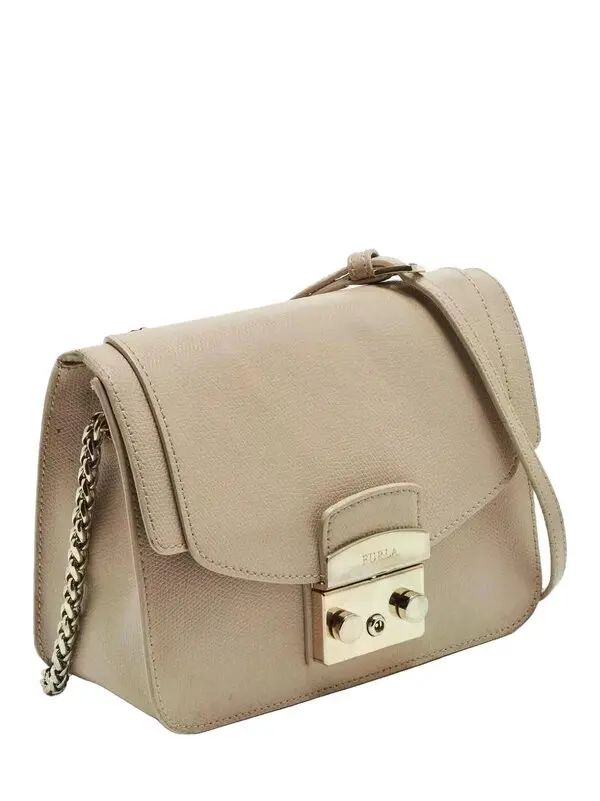 Furla Metropolis Push-lock Shoulder Bag - Neutrals