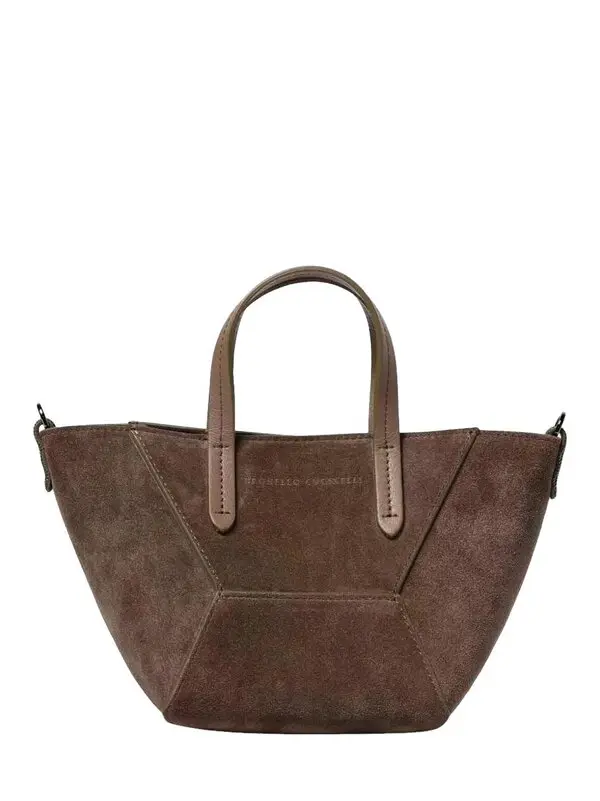 Brunello Cucinelli Monili-chain Shoulder Bag - Brown