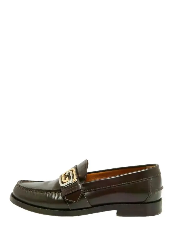 Gucci Horsebit Patent Leather Loafers - Brown