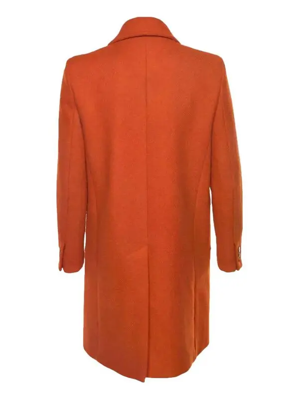 Max Mara Double-breasted Wool Coat - Orange