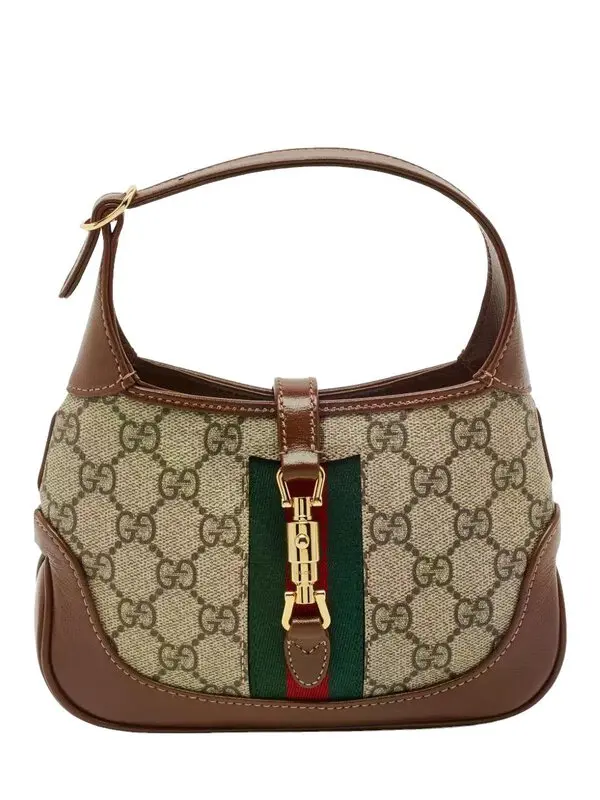 Gucci Jackie 1961 Piston Shoulder Bag - Neutrals