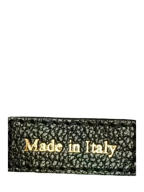 Moschino Medium Logo Flap Shoulder Bag - Black